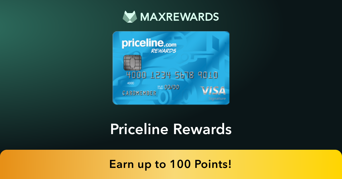 Priceline VIP Rewards Visa — No Annual Fee, 5X Points | MaxRewards