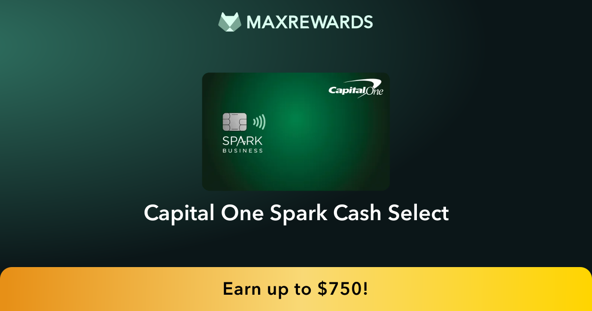 Capital One Spark Cash Select Review: Rewards, Benefits & Fees | MaxRewards