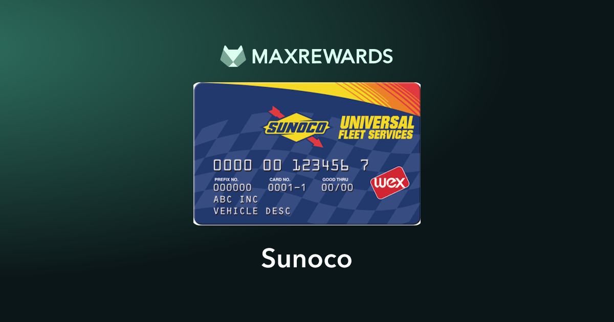 Sunoco Rewards Credit Card (Citi) — Fuel Savings Card | MaxRewards